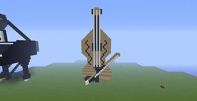 Music Instruments (and anything else to do with music) Minecraft Map