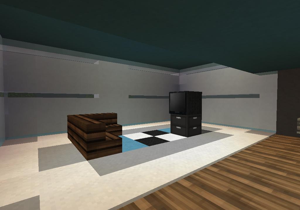 "Clean Cut" Modern House #1 Minecraft Map