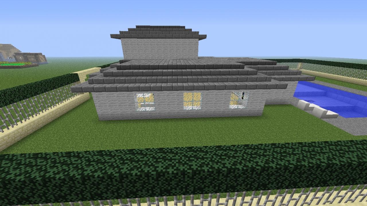 White Wool House Minecraft Map