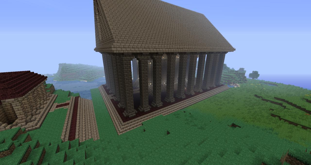 Roman/Greek Temple Minecraft Map