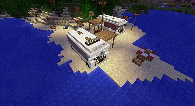 Resort Beach ~ by JungleCreeper ~ Subscriber Special Minecraft Map