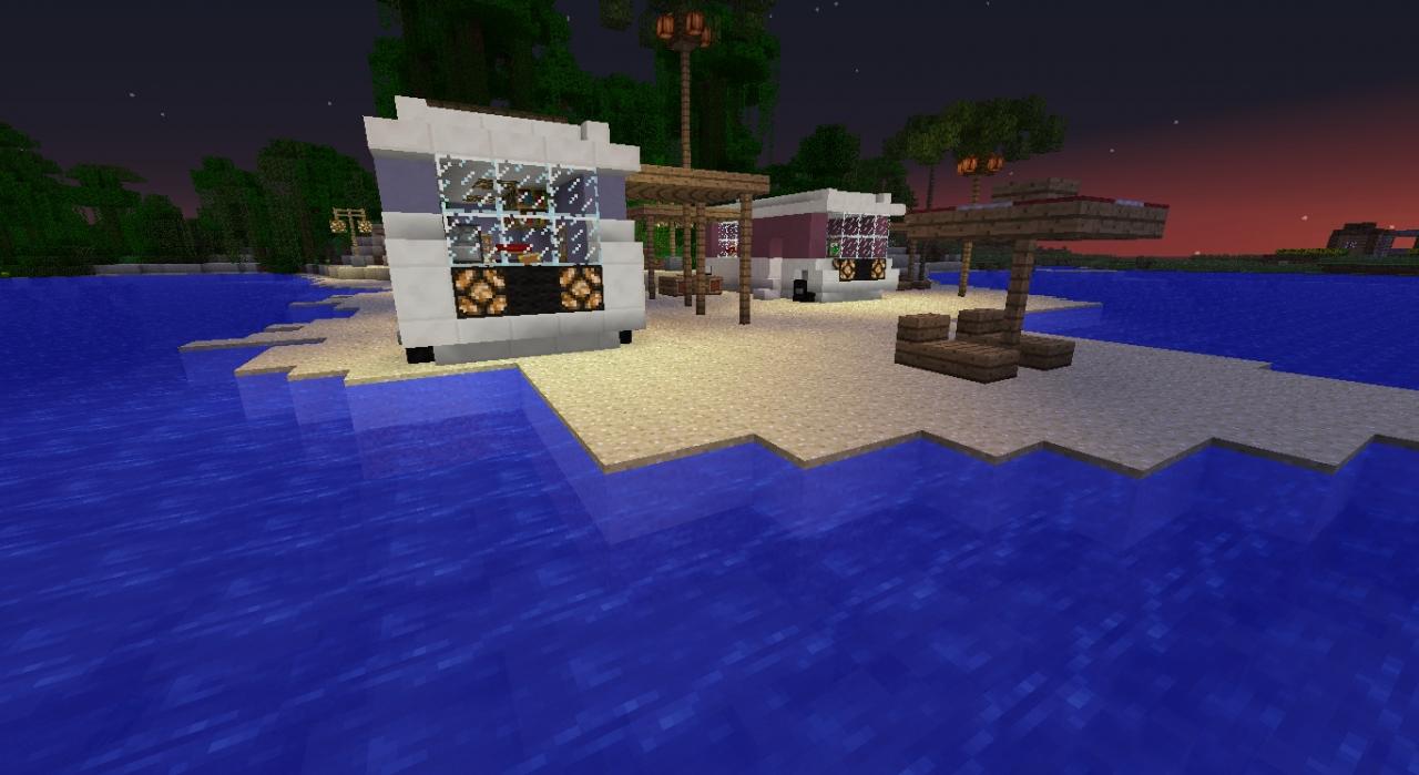 Resort Beach ~ by JungleCreeper ~ Subscriber Special Minecraft Map