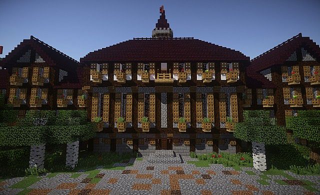 Medieval Town Hall Minecraft Map