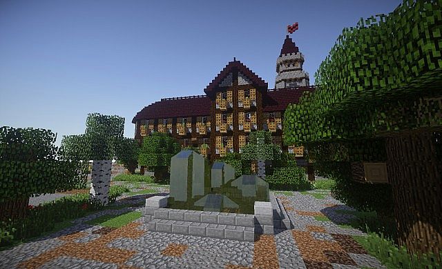 Medieval Town Hall Minecraft Map