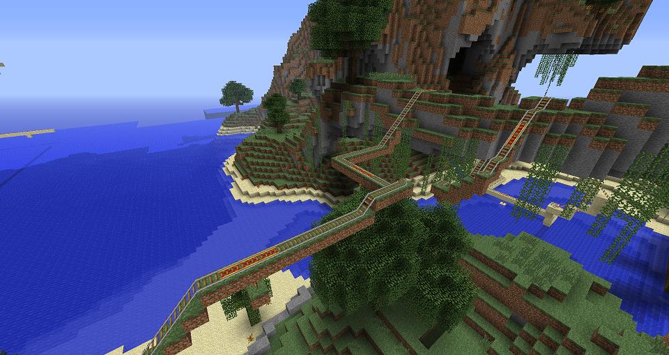 Huge Rollercoaster (Rollercoaster Project Contest) Minecraft Map