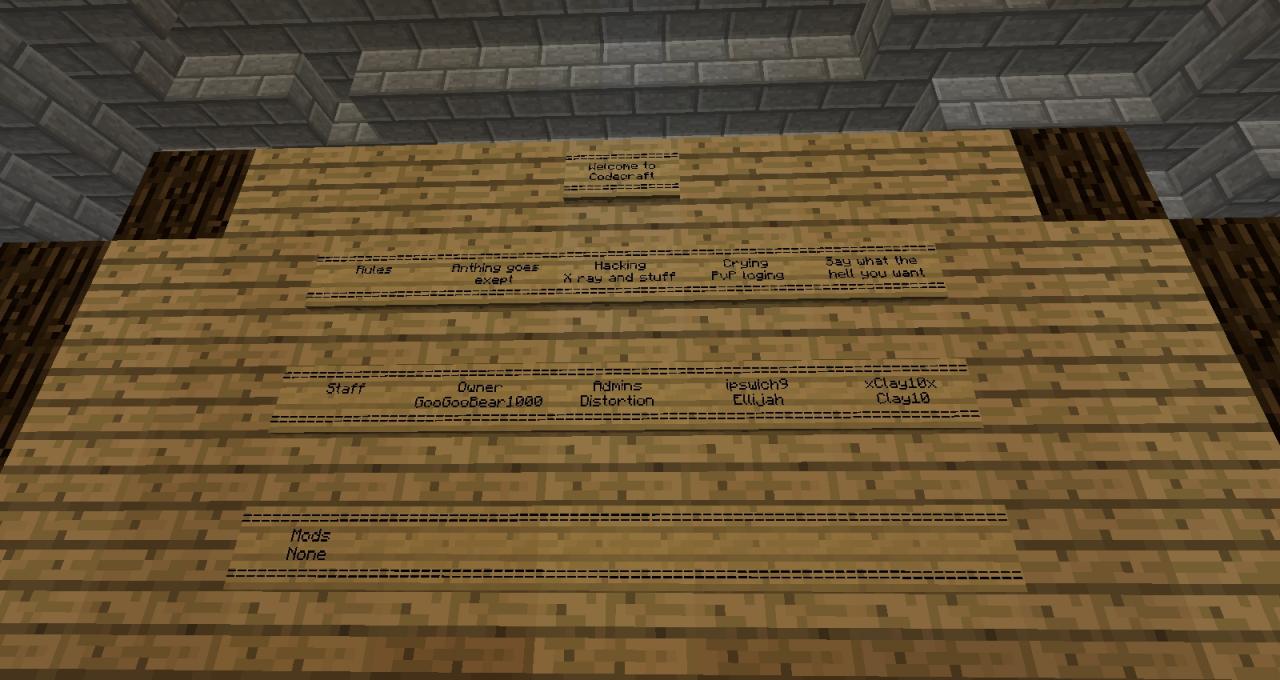 CodeCraft Minecraft Server