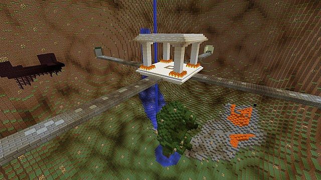 Server Spawn for Underground or Skyblock Servers Minecraft Map
