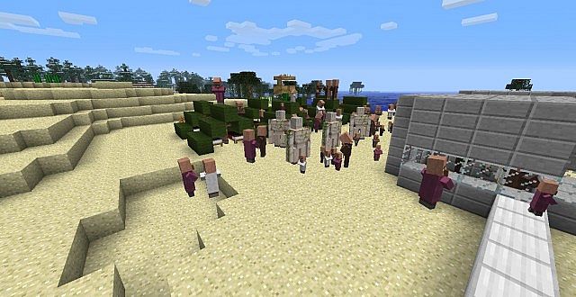 Army camp in the mexican desert Minecraft Map
