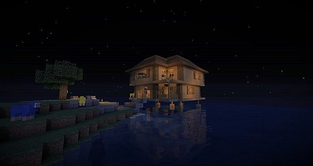 House on the water Minecraft Map