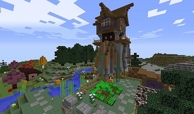 Mountain cottage -Survival- Minecraft Map
