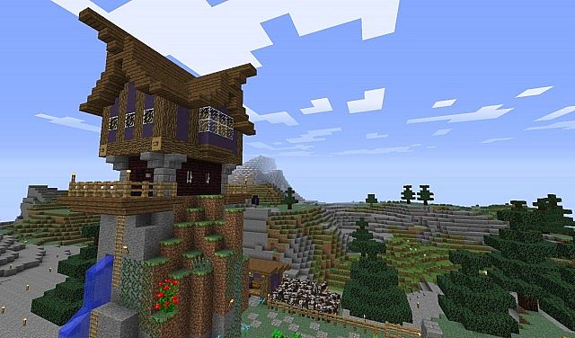Mountain cottage -Survival- Minecraft Map