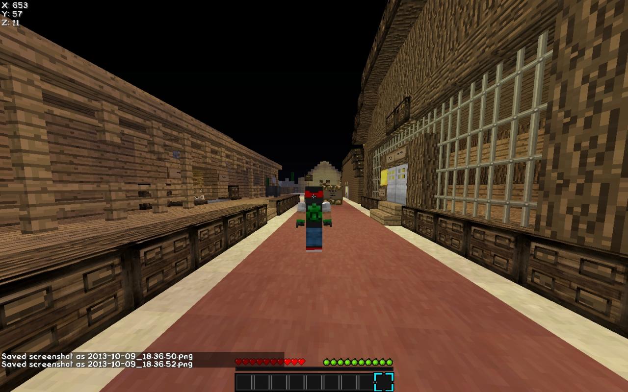 The Bounty Hunters Adventure map 1.7 played by CharlieBuild Minecraft Map