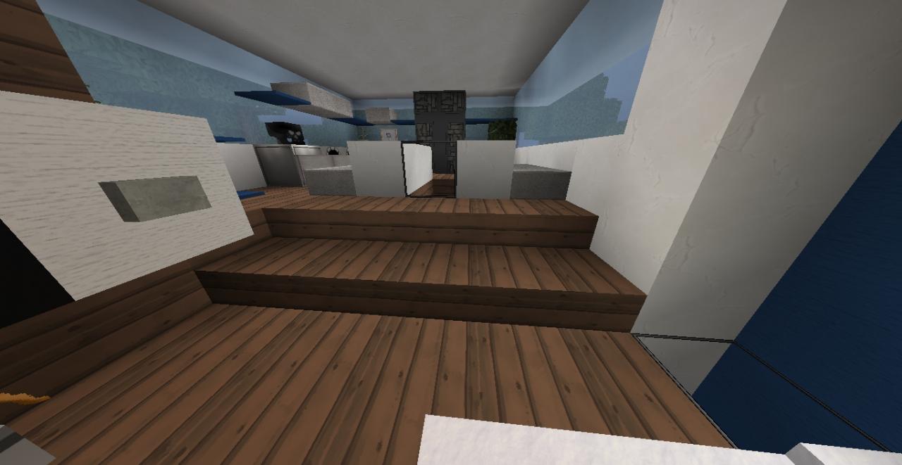 Blue house Minecraft Map