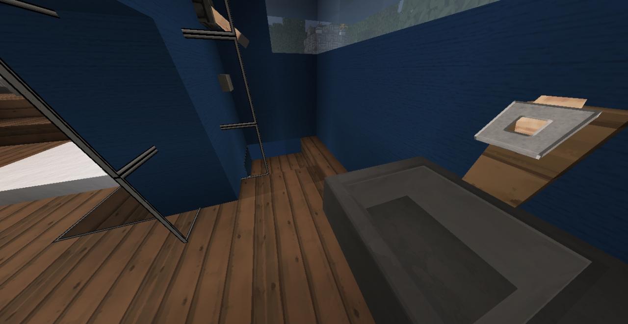 Blue house Minecraft Map