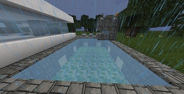 Blue house Minecraft Map
