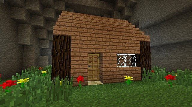 Cute Cave House Minecraft Map