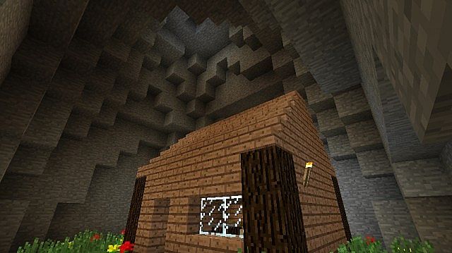 Cute Cave House Minecraft Map
