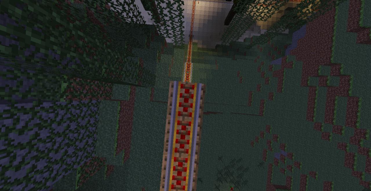 the CRAZY coaster (TU3) Minecraft Map