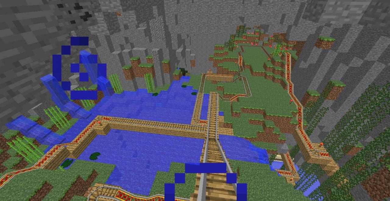 the CRAZY coaster (TU3) Minecraft Map