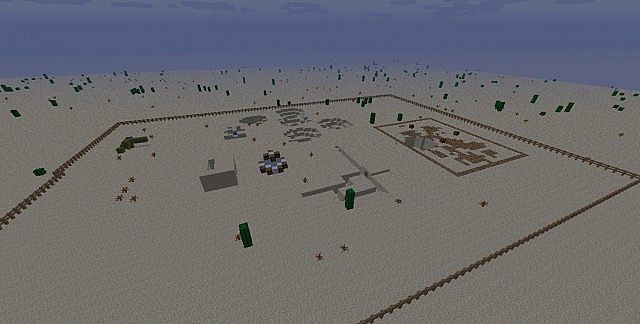 Warzone hungergames minimap Minecraft Map
