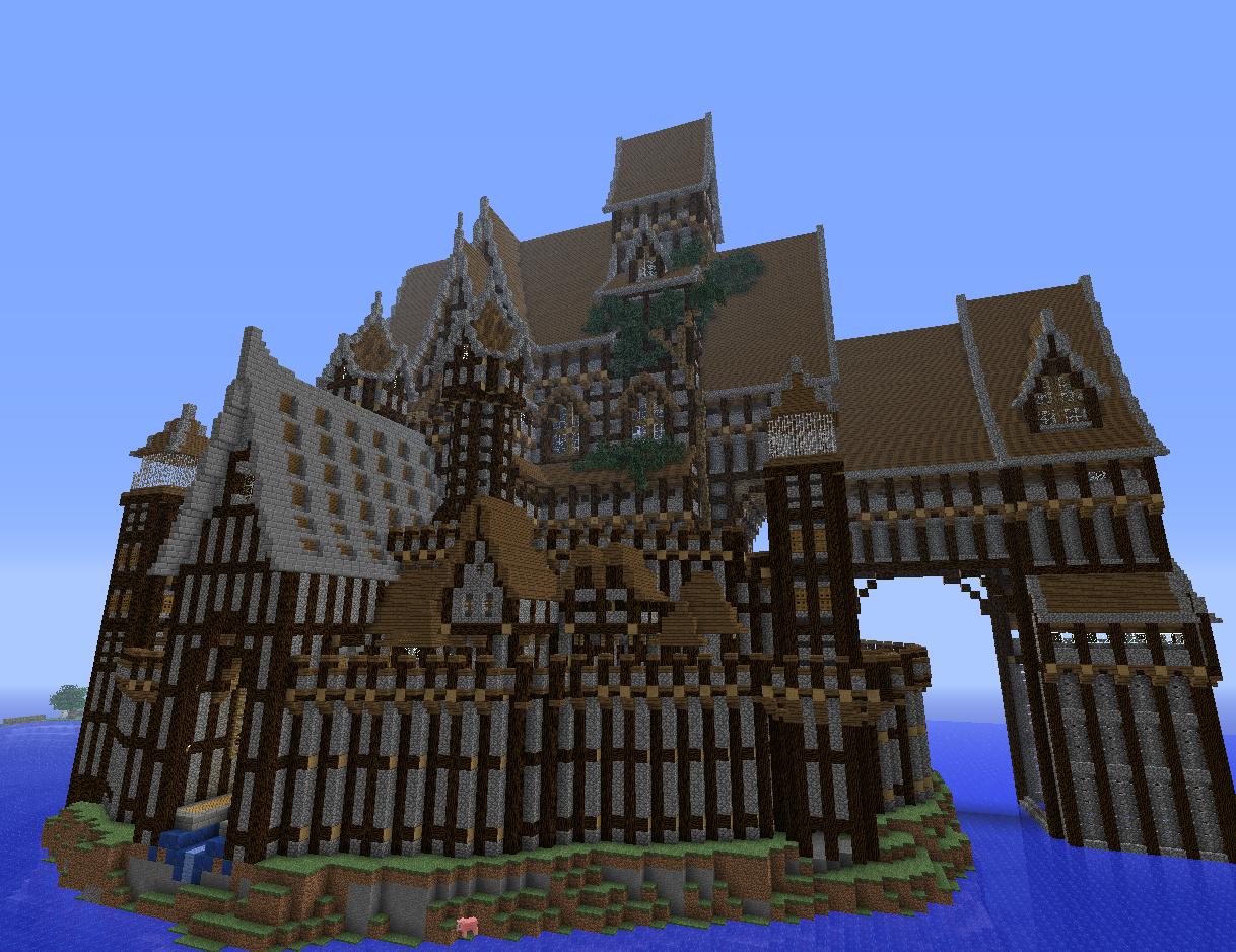The main castle of the lapis empire. Minecraft Map