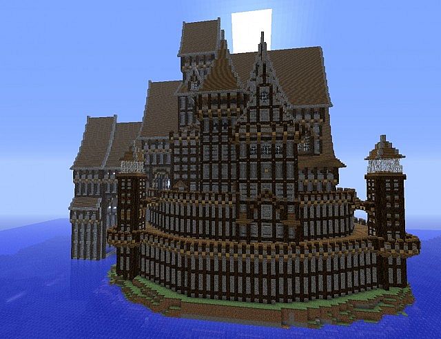 The main castle of the lapis empire. Minecraft Map
