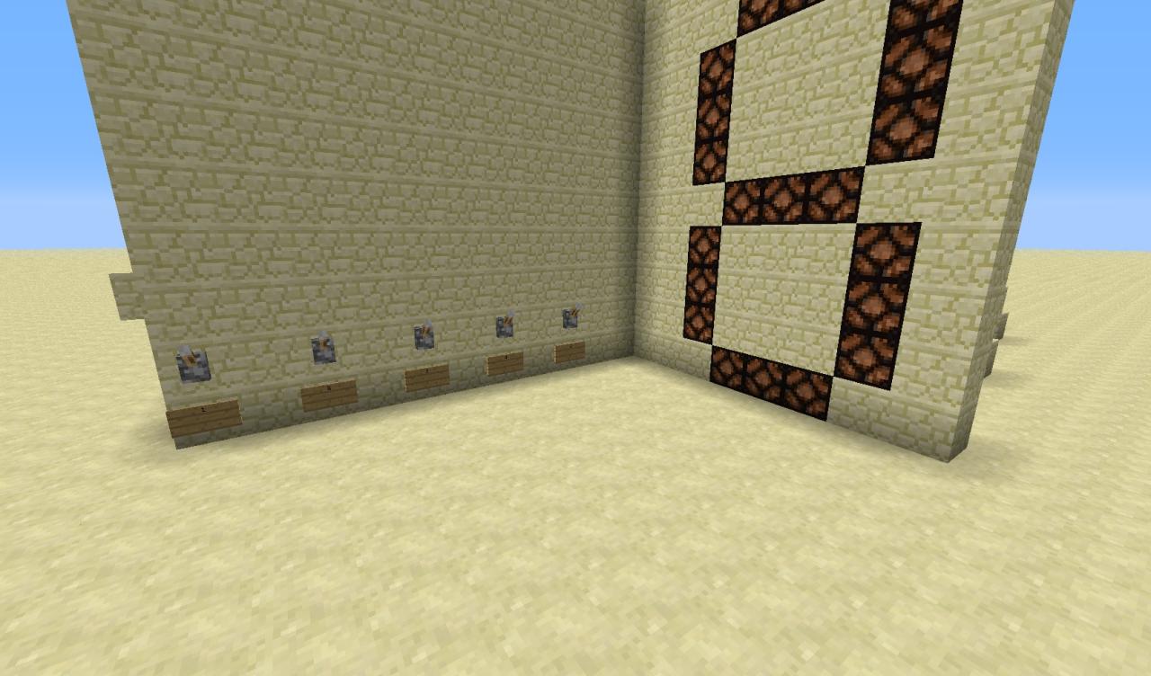 calcutator with 5 inputs Minecraft Map