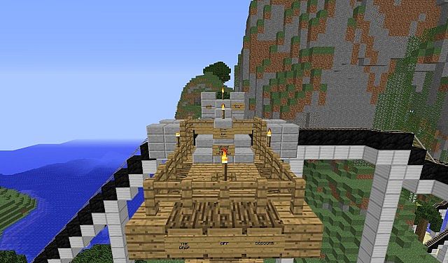 The Drop. (Roller coaster Contest) Minecraft Map