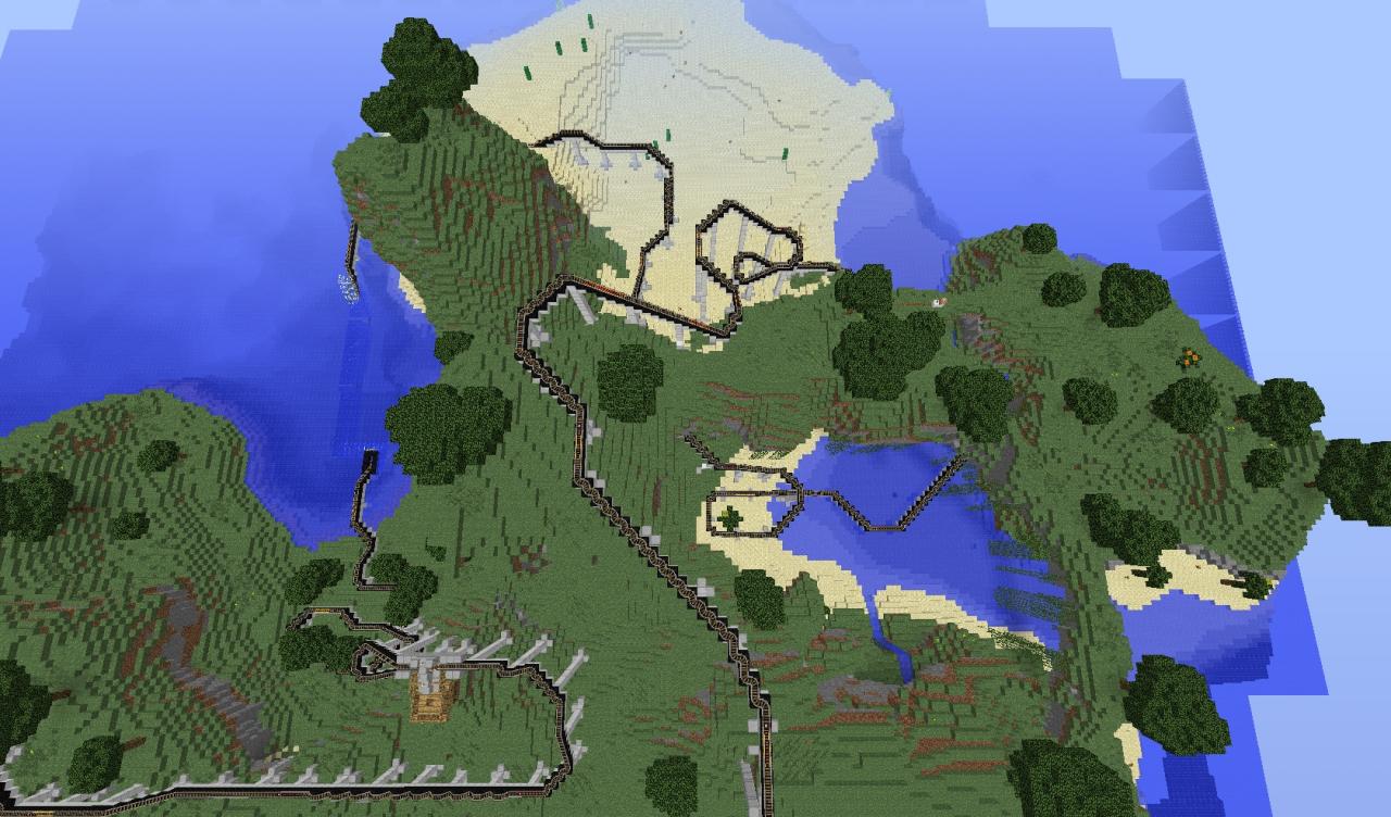 The Drop. (Roller coaster Contest) Minecraft Map