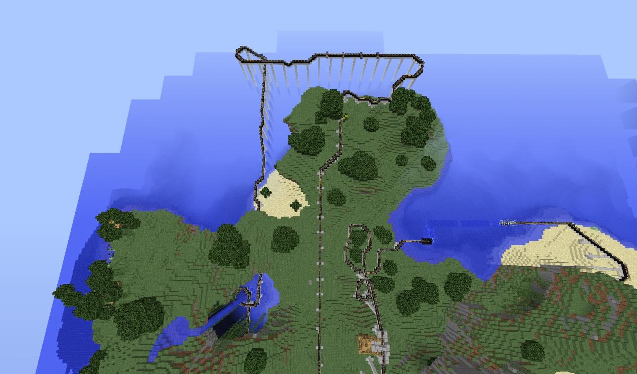 The Drop. (Roller coaster Contest) Minecraft Map