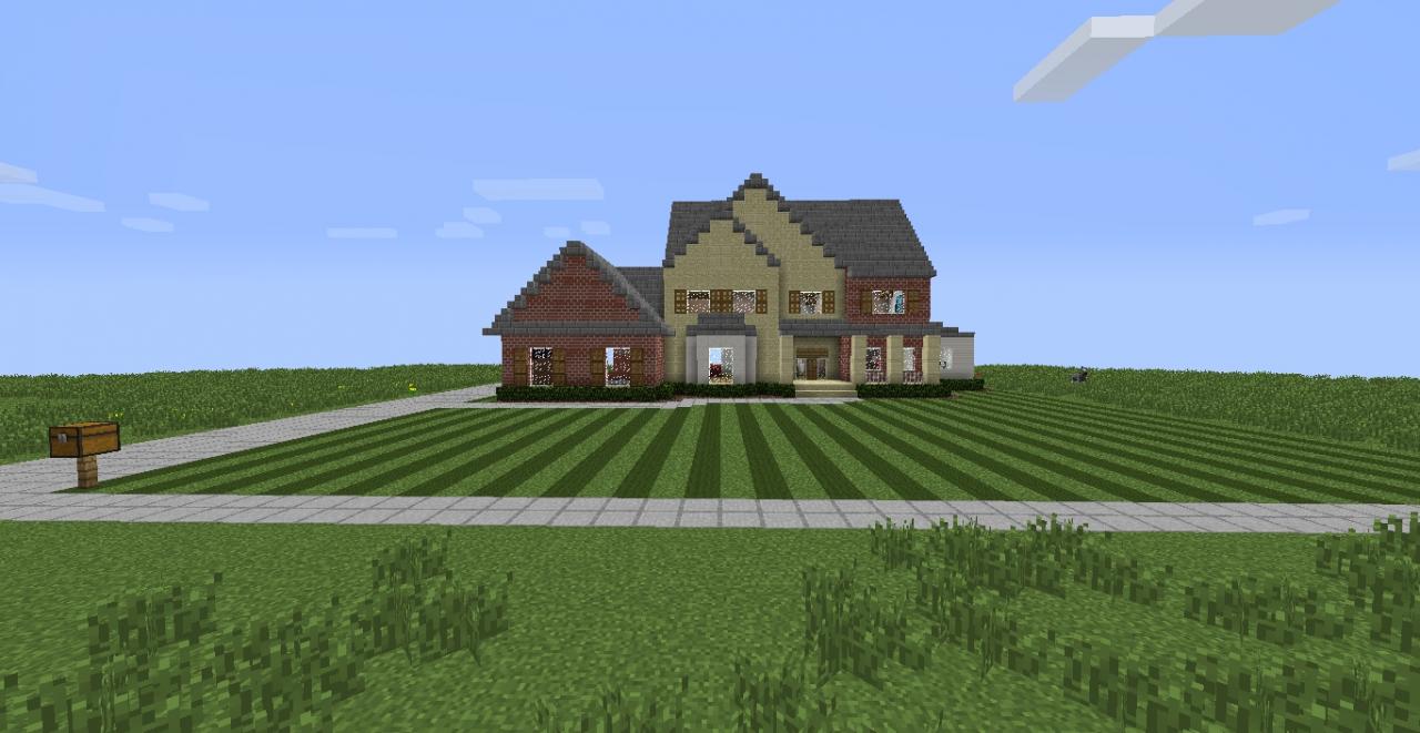 Suburban house (My first project) Minecraft Map
