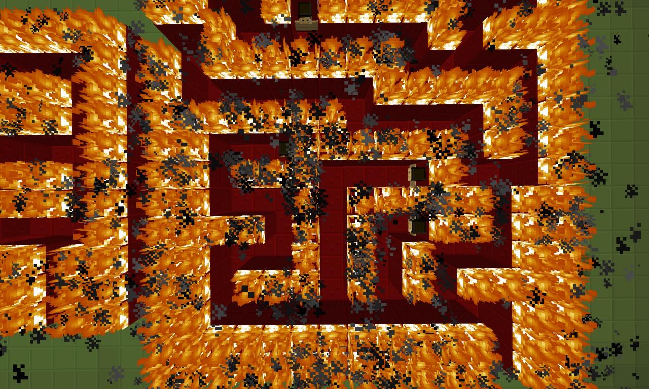 the three labyrinths Minecraft Map