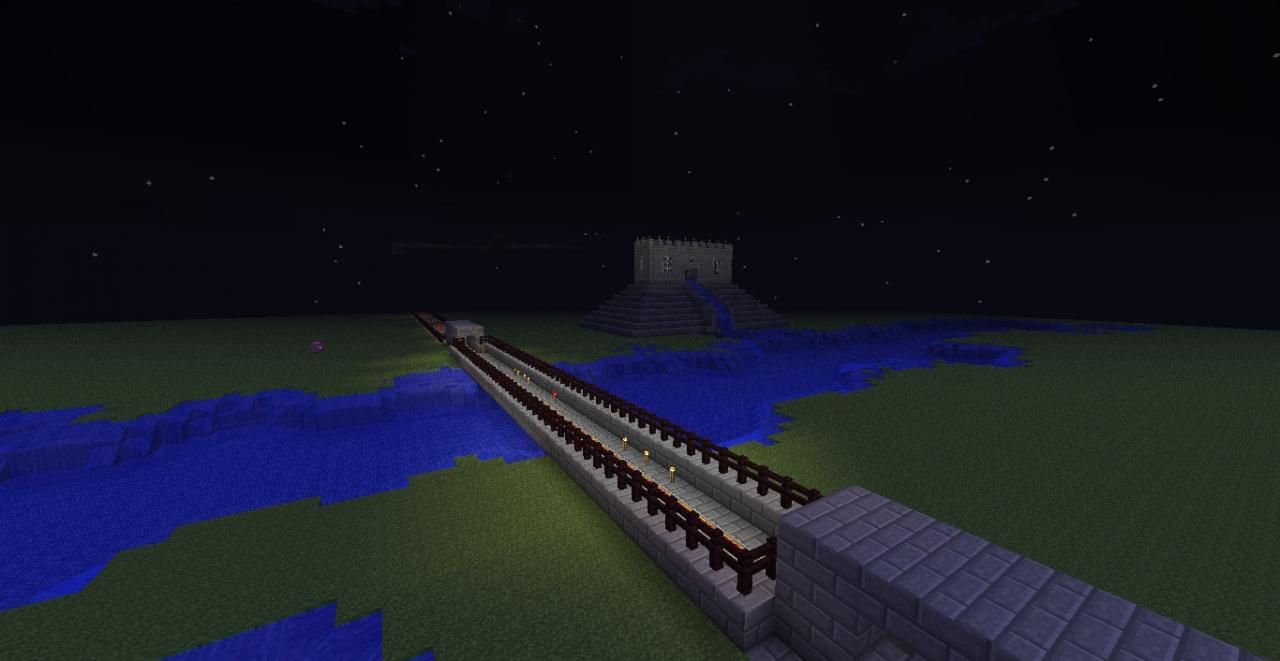 THE BIGGEST ROLLERCOASTER KNOWN SO FAR IN THE MINECRAFT WORLD Minecraft Map