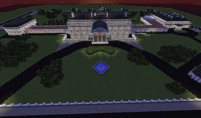 Minecraft The White House (Full Scale) Minecraft Map
