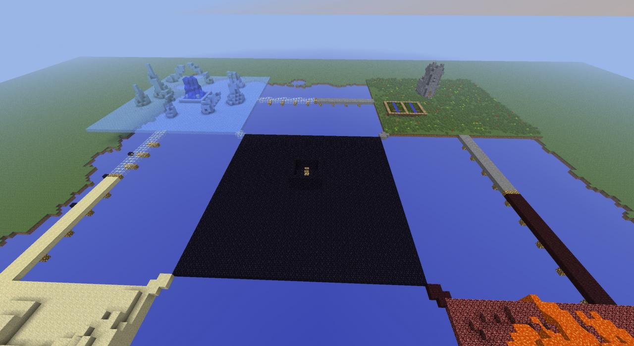 5 islands Pvp map Minecraft Map