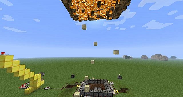 Burning sand Minecraft Map