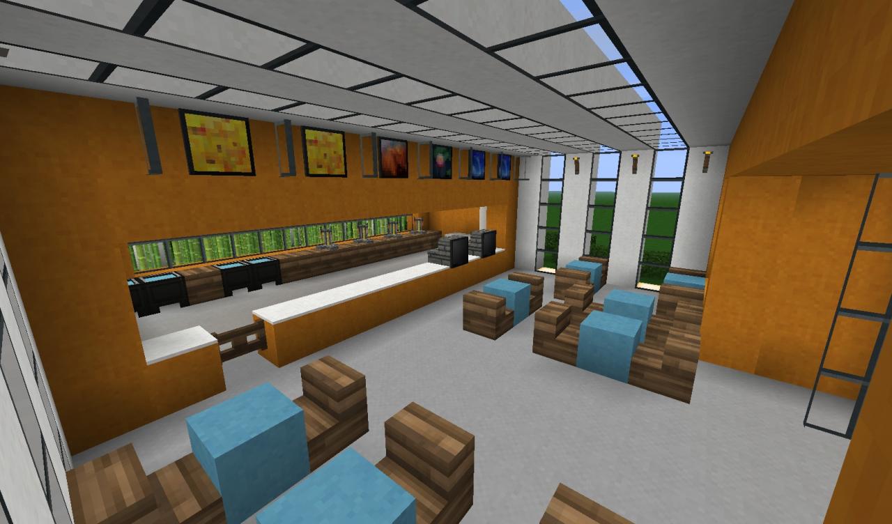Tangos Modern juice bar Minecraft Map