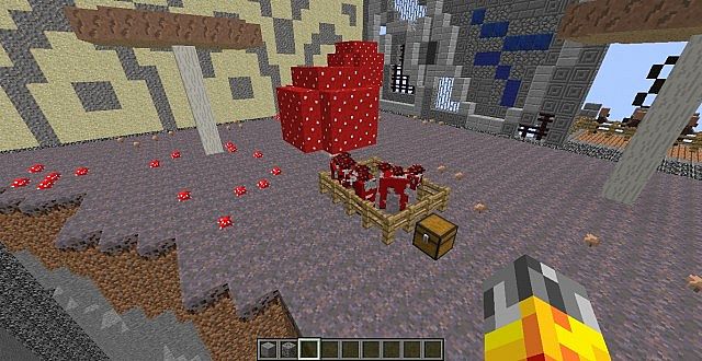 Mushroom walls Minecraft Map
