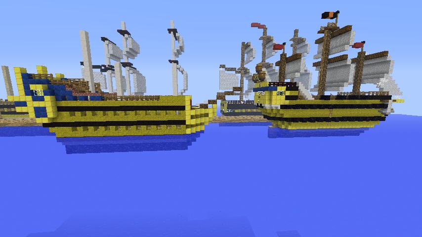 Sailing fleet Minecraft Map