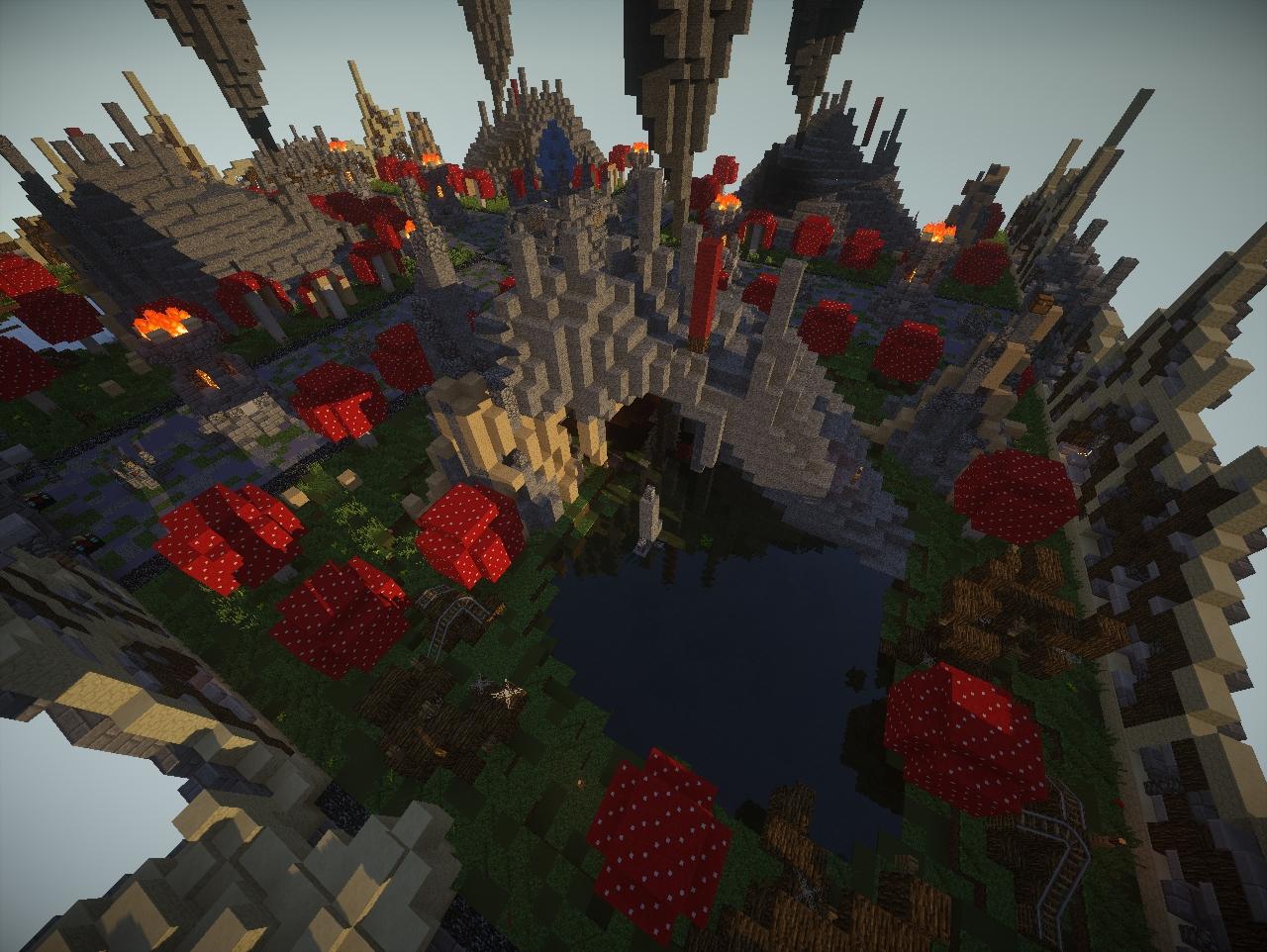 Mushroom Lanes (The Walls) Minecraft Map