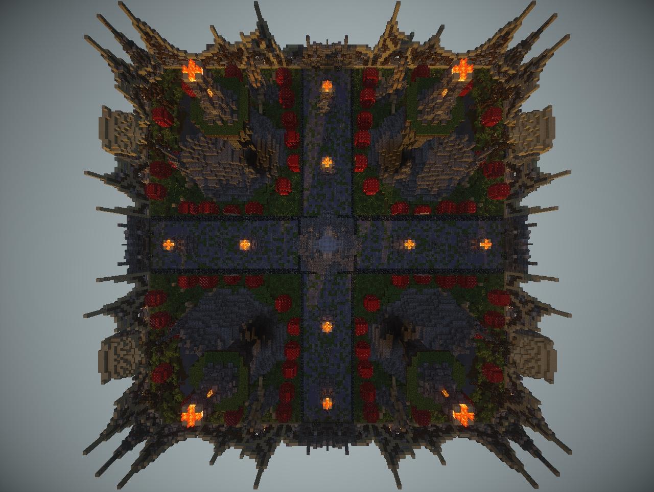 Mushroom Lanes (The Walls) Minecraft Map