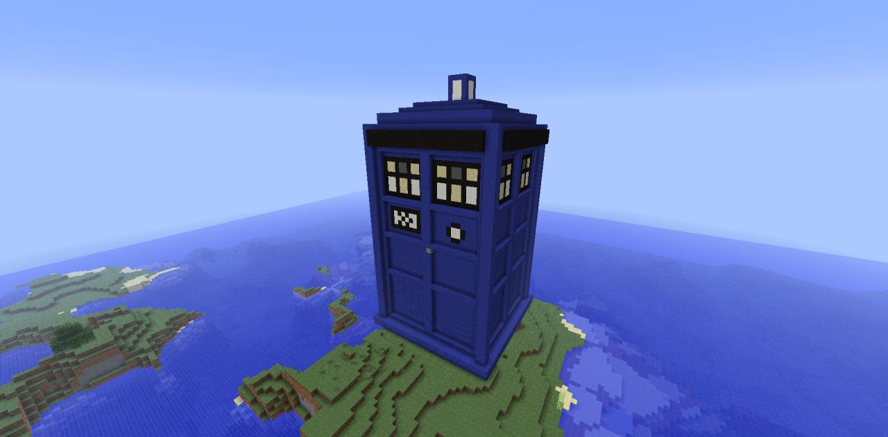 DWCM TARDIS Model Minecraft Map