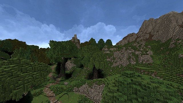 Demeter - Custom built world. (Medieval port city download) Minecraft Map