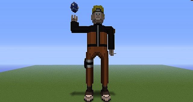 Naruto Shippuden 3D Art Minecraft Map