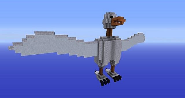 Seagull 3D Art Minecraft Map
