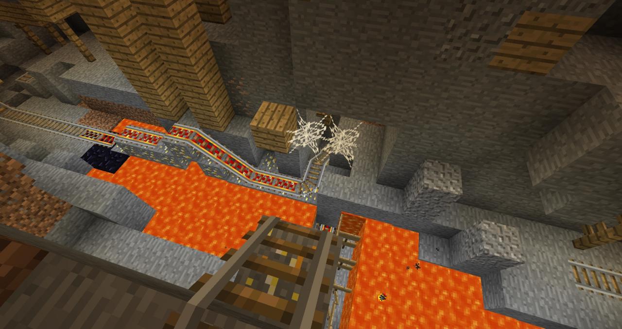 TPing roll-a-coster Minecraft Map