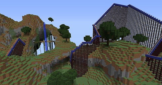 The Blue Bullet: PMC Coaster Contest Minecraft Map