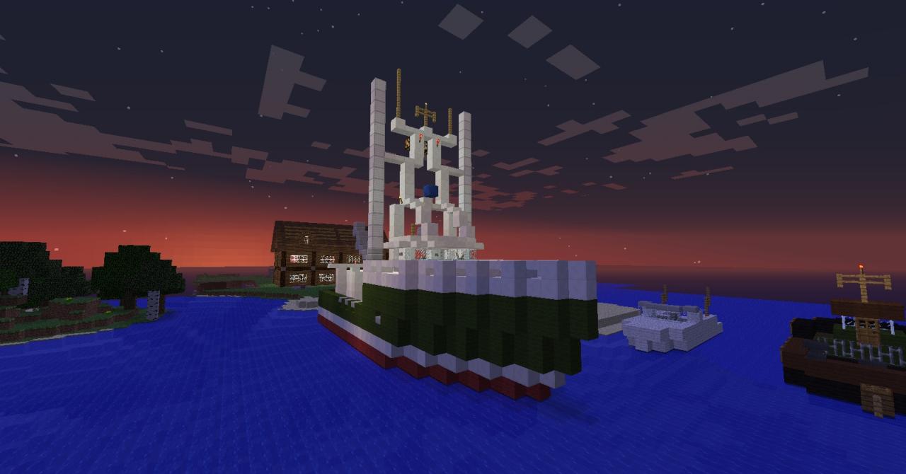 Minecraft Fishing boat Minecraft Map