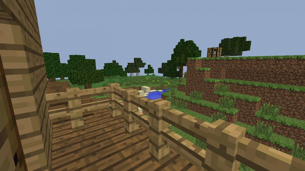 Camp House Minecraft Map