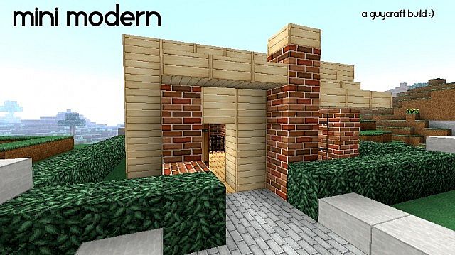 Minecraft Modern House- 'Mini Modern' [1.6.4] Minecraft Map